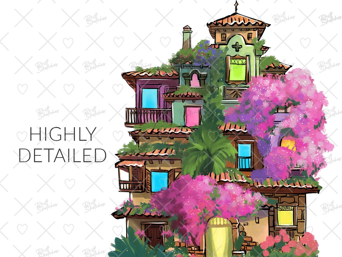 Encanto Clipart Mirabel PNG Luisa Isabela Casita Madrigal - Etsy België