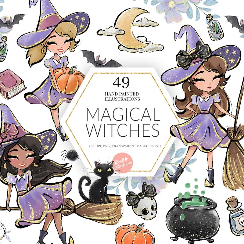 Witches Cauldron Clipart - Etsy