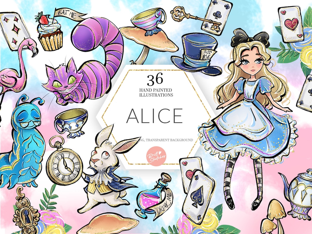 Alice In Wonderland Clipart