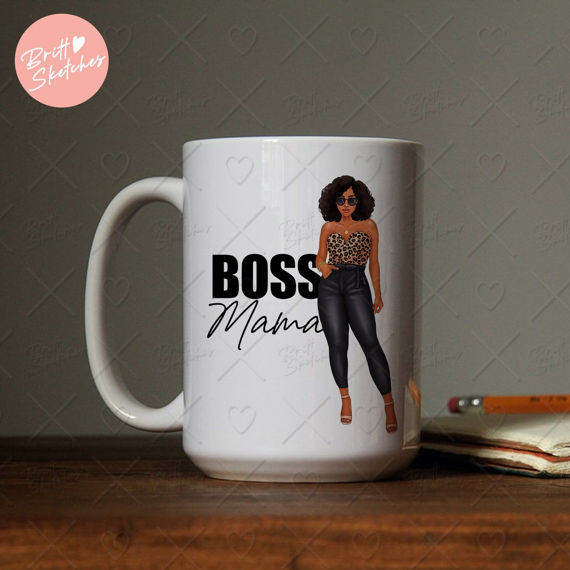 Boss Mama Sublimation PNG Black Woman Fashion Clipart | Etsy
