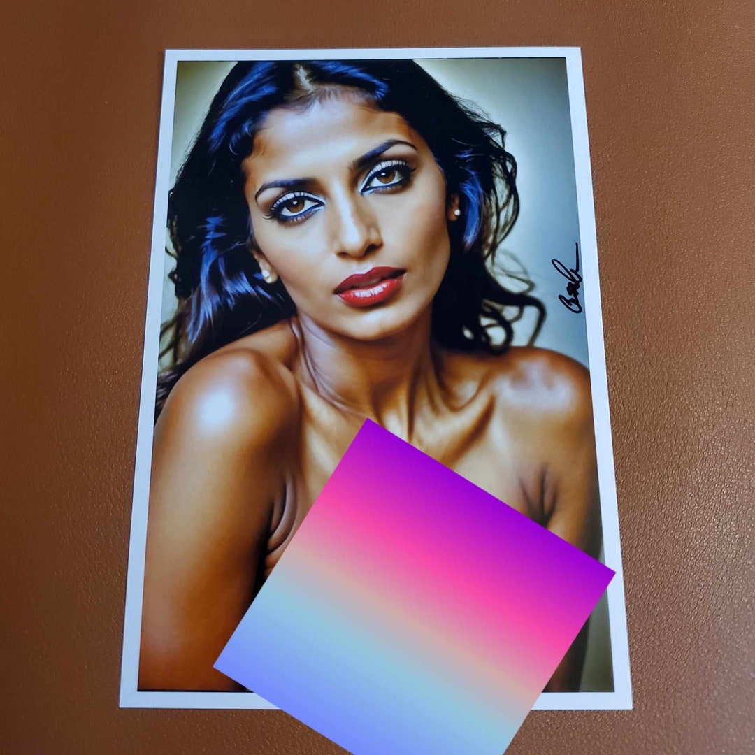 Beautiful Indian Model Elegant Topless 4x6 Art Photography Etsy