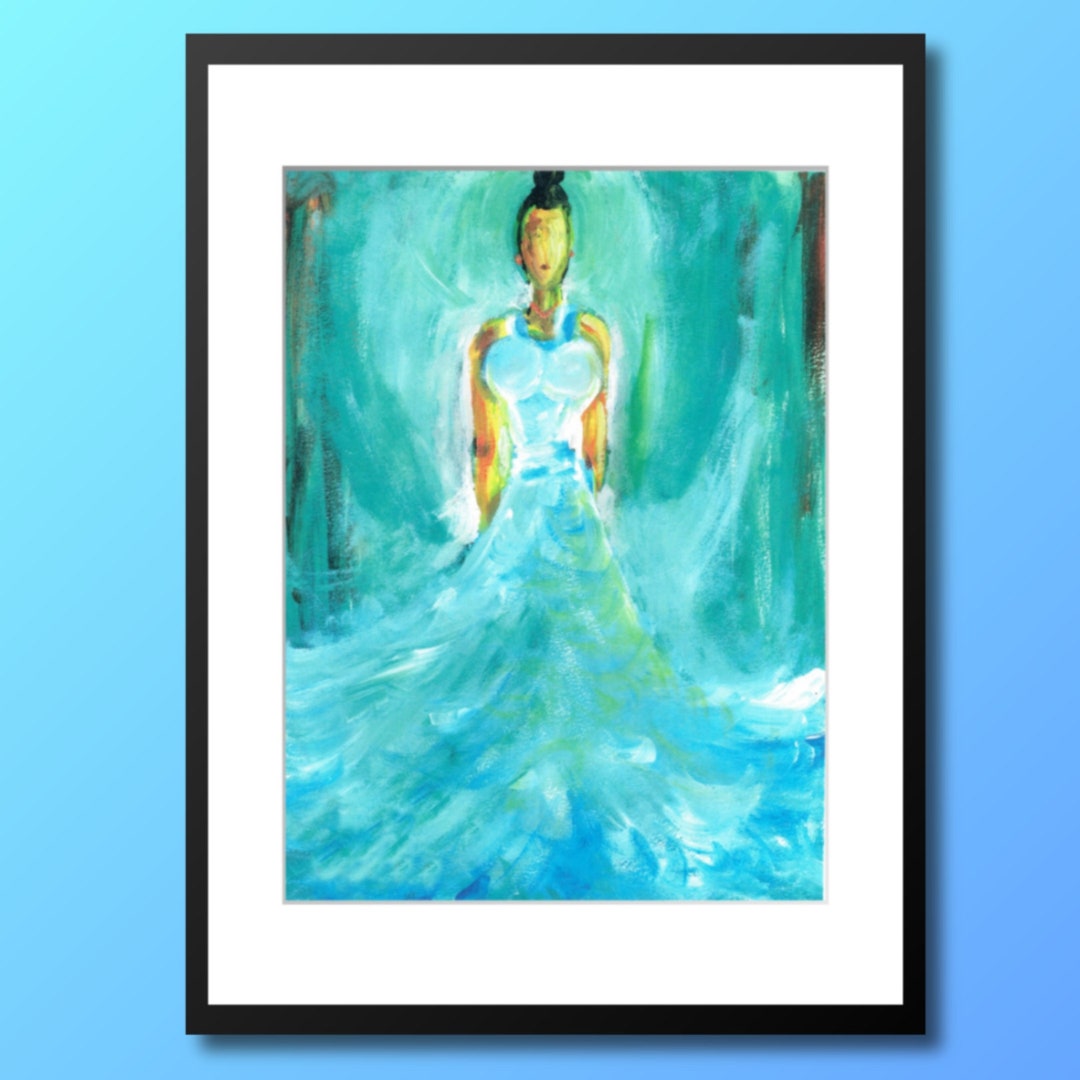 Beautiful Acrylic Painting Art Print Vibrant and Expressive Street Art ...