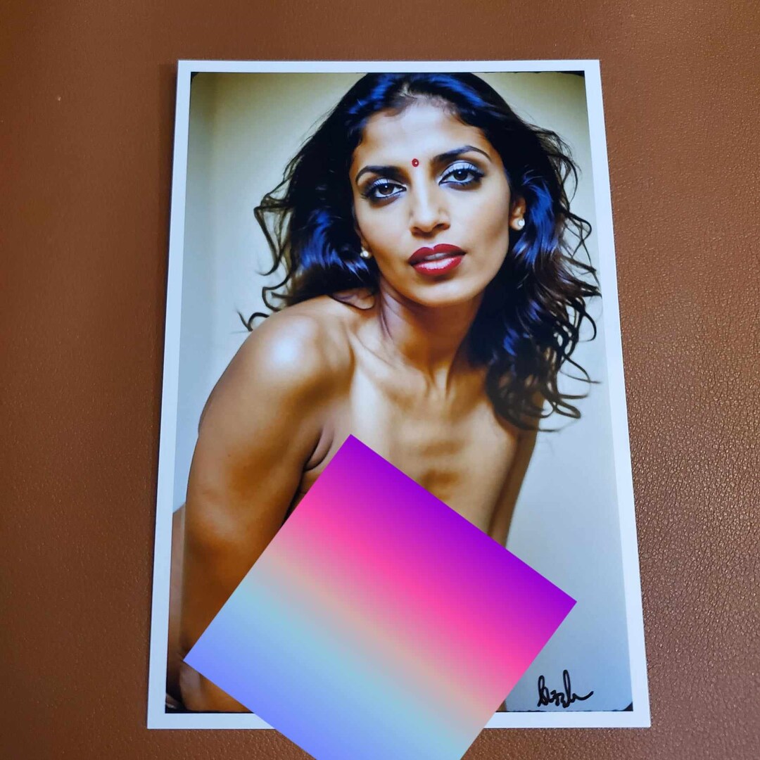 Beautiful Indian Model Elegant Topless 4x6 Art Photography Etsy