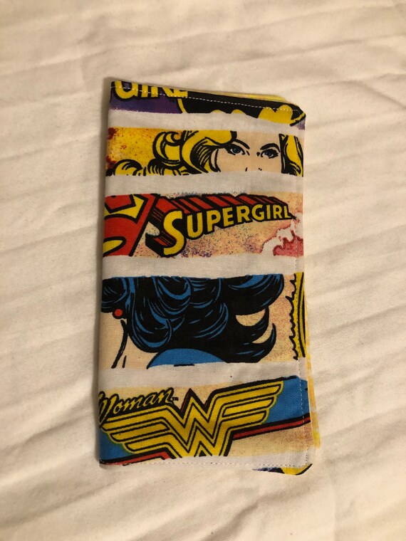 Superhero Check Book Cover | Etsy