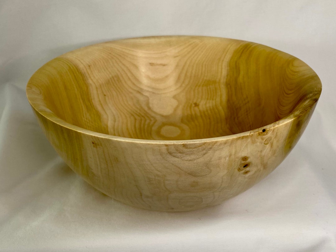Hand Turned Tulip Poplar Bowl - Etsy
