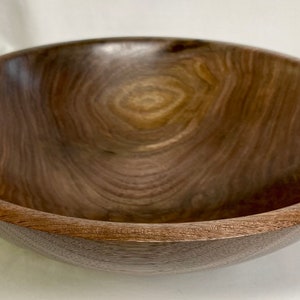 Hand Turned Black Walnut Bowl - Etsy