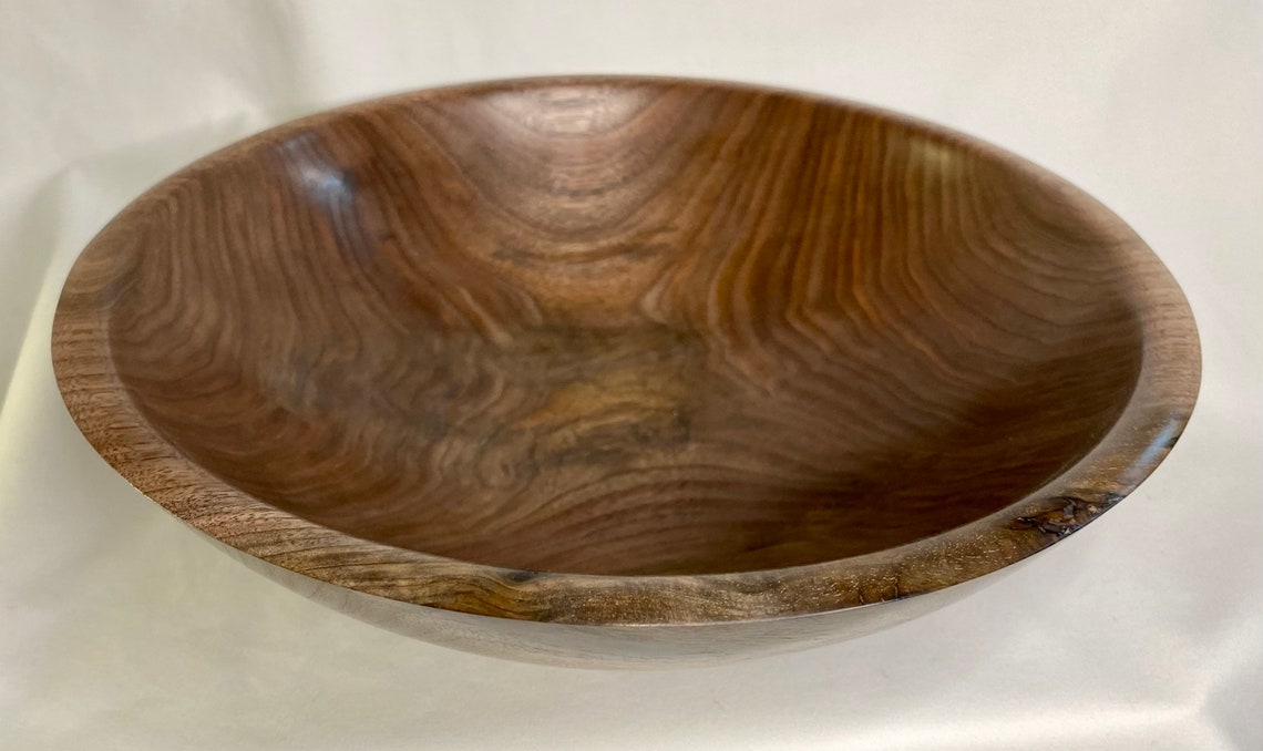Hand Turned Black Walnut Bowl - Etsy