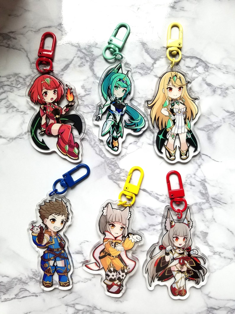 Pyra Mythra Blade Nia Pneuma Rex Xenoblade Chronicles 2 Acrylic ...