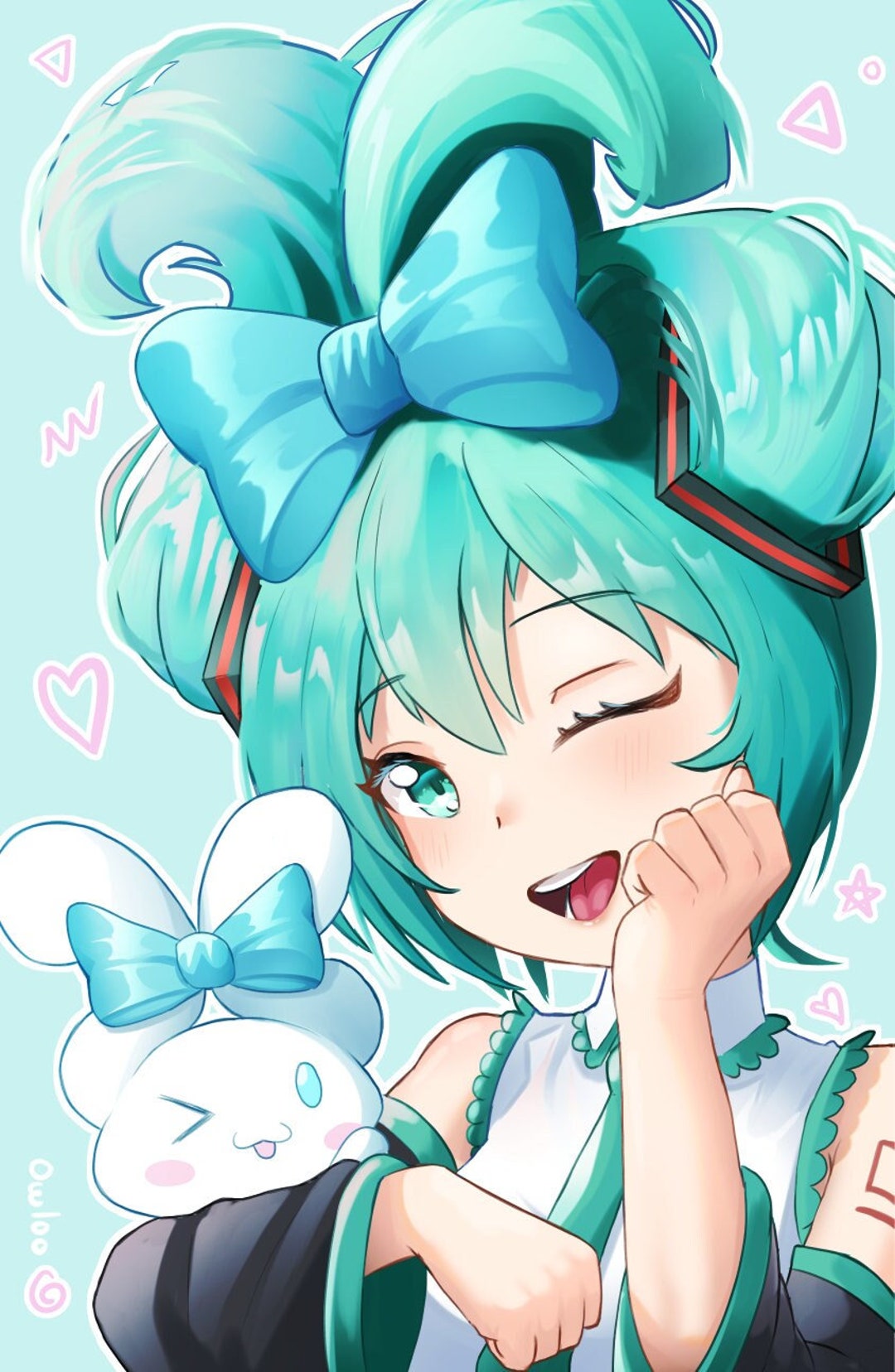 Hatsune Miku X Cinnamon Print (11x17) - Etsy