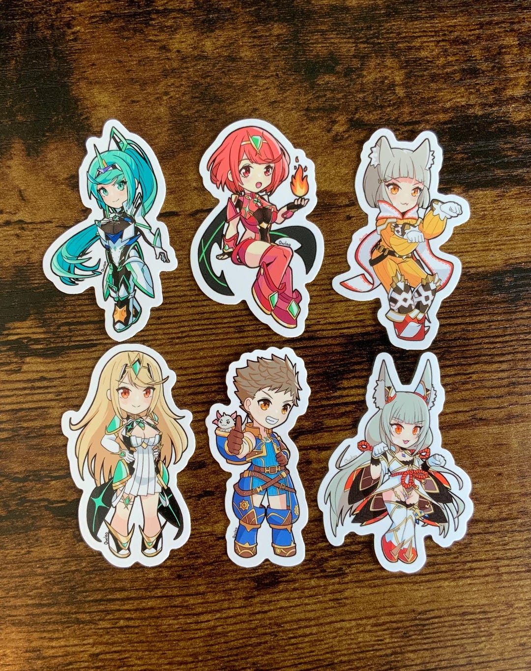 Sticker Xenoblade Chronicles 2 Chibi Glossy Vinyl 3" - Etsy