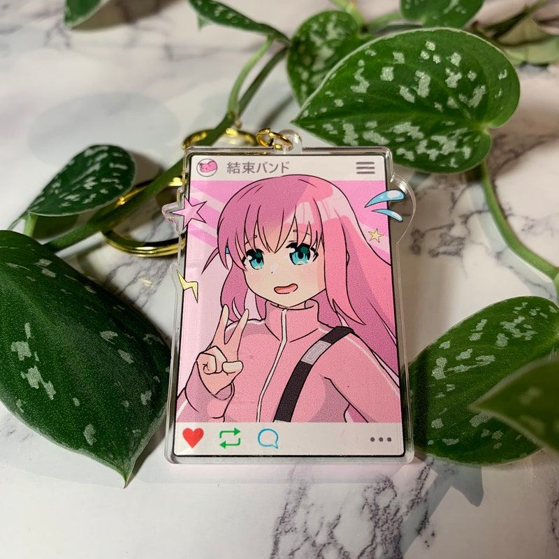 Bocchi the Rock Keychain - Etsy