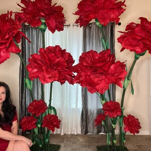 Giant Foam Carnation Flower Arrangement: Oversized Event Backdrop - Etsy