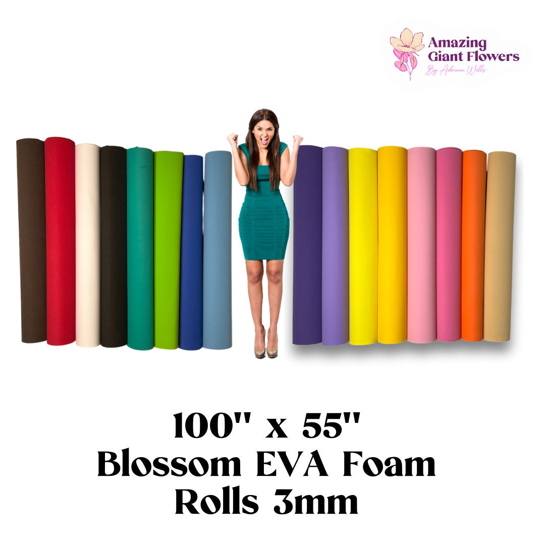 Blossom EVA Foam Roll: 3mm High Density Craft Foam (100x55 Inch) - Etsy
