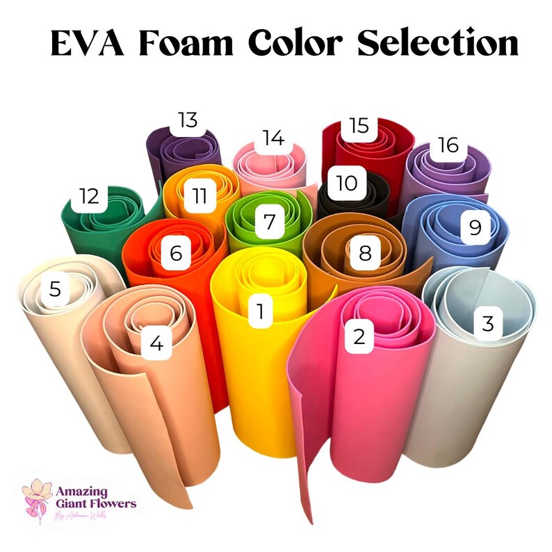 Vibrant EVA Foam Sheets: 1.5mm & 3mm, High Density, Shape Retention - Etsy