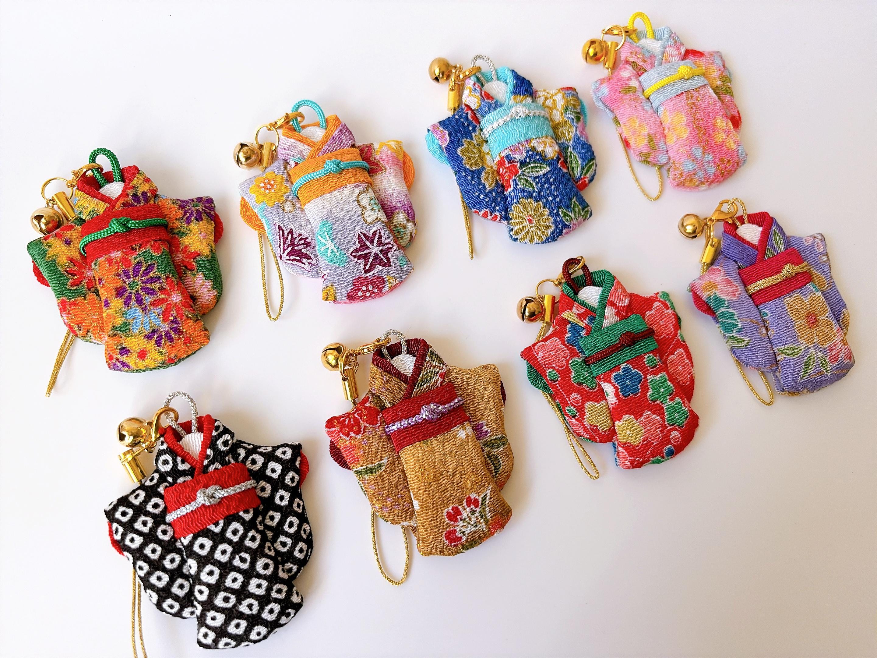 Japanese Kimono Charm, Kyoto Chirimen Fabric, Crepe Fabric, Japanese ...