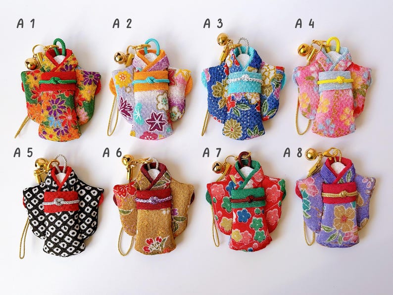Japanese Kimono Charm, Kyoto Chirimen Fabric, Crepe Fabric, Japanese ...