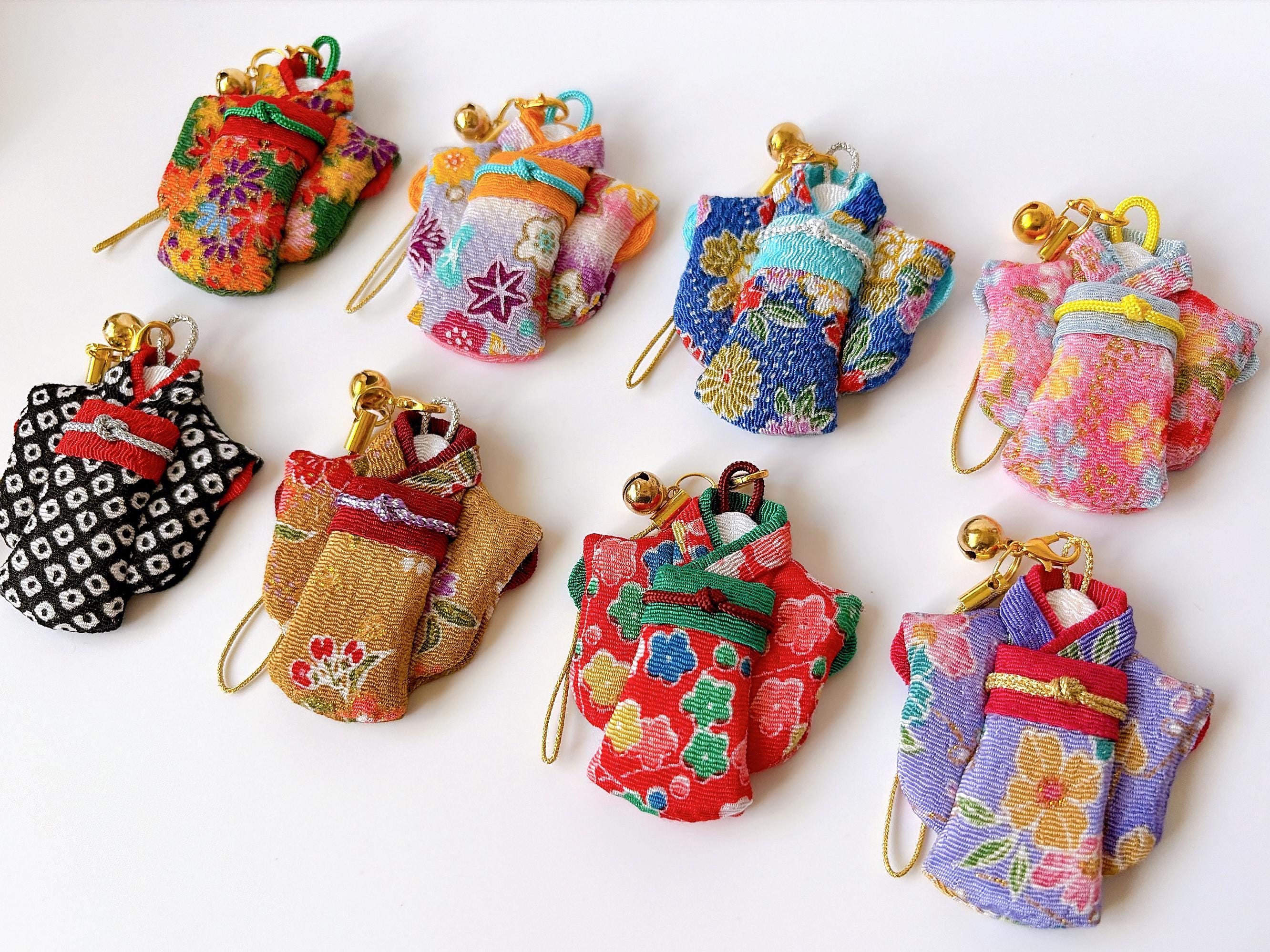Japanese Kimono Charm, Kyoto Chirimen Fabric, Crepe Fabric, Japanese ...