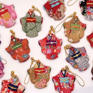 Japanese Kimono Charm, Kyoto Chirimen Fabric, Crepe Fabric, Japanese ...