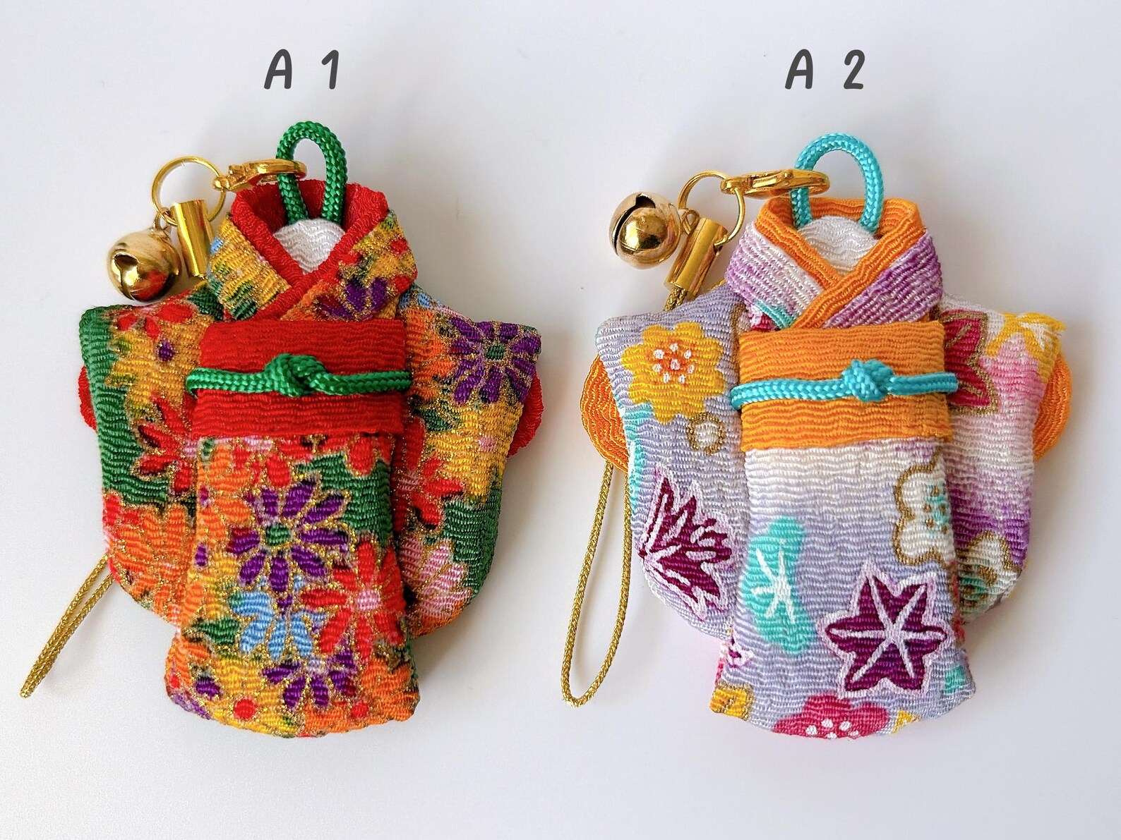 Japanese Kimono Charm, Kyoto Chirimen Fabric, Crepe Fabric, Japanese ...