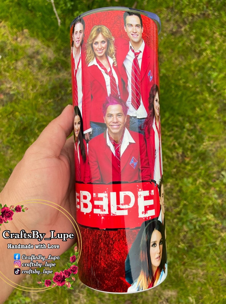 Rebelde 20oz Tumbler. RBD Cup, RBD Tumbler, Vaso Diseño Rebelde. - Etsy