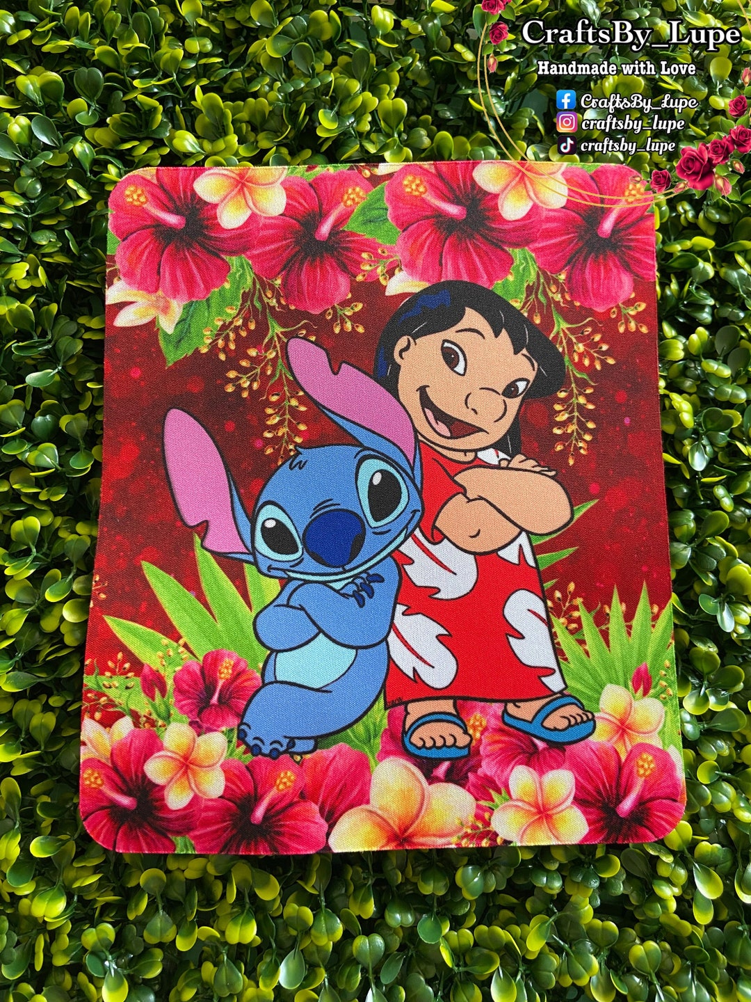 Stitch Inspired Mouse Pad / Computer Mouse Pad. - Etsy