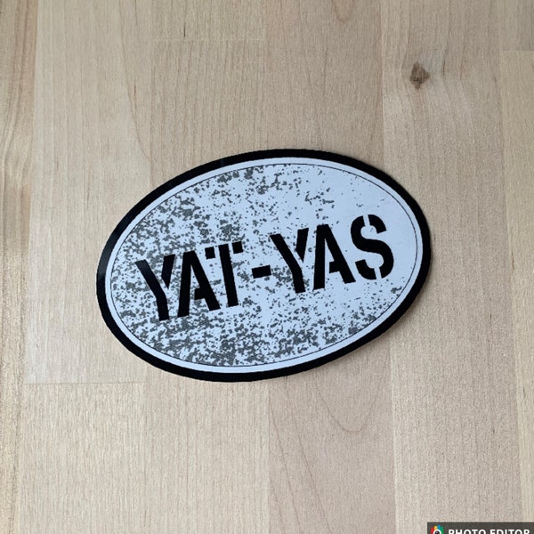 Yat Yas Decal - Etsy