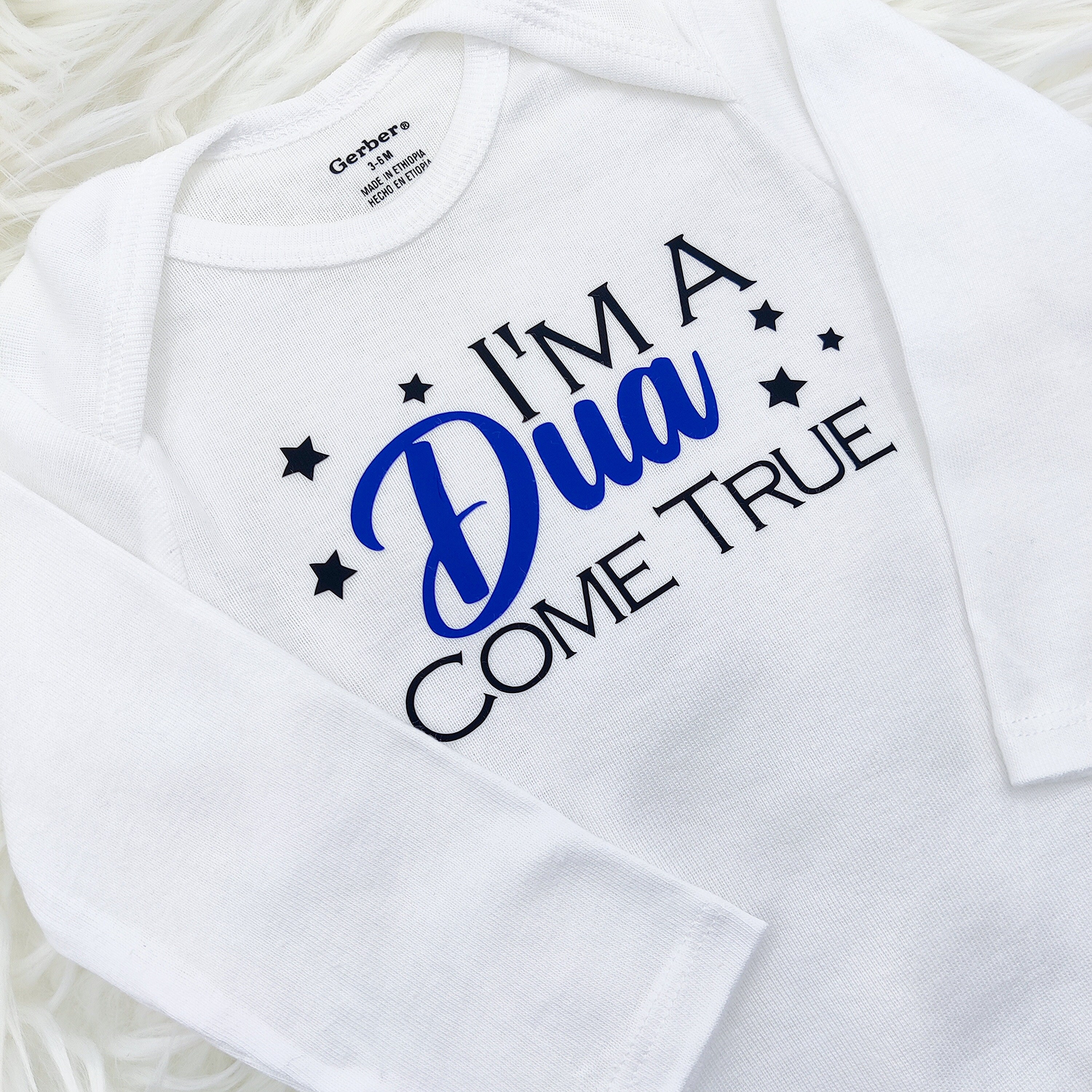 Custom Muslim Onesies Salam Im New Here Im a Dua Come True Mashaallah ...