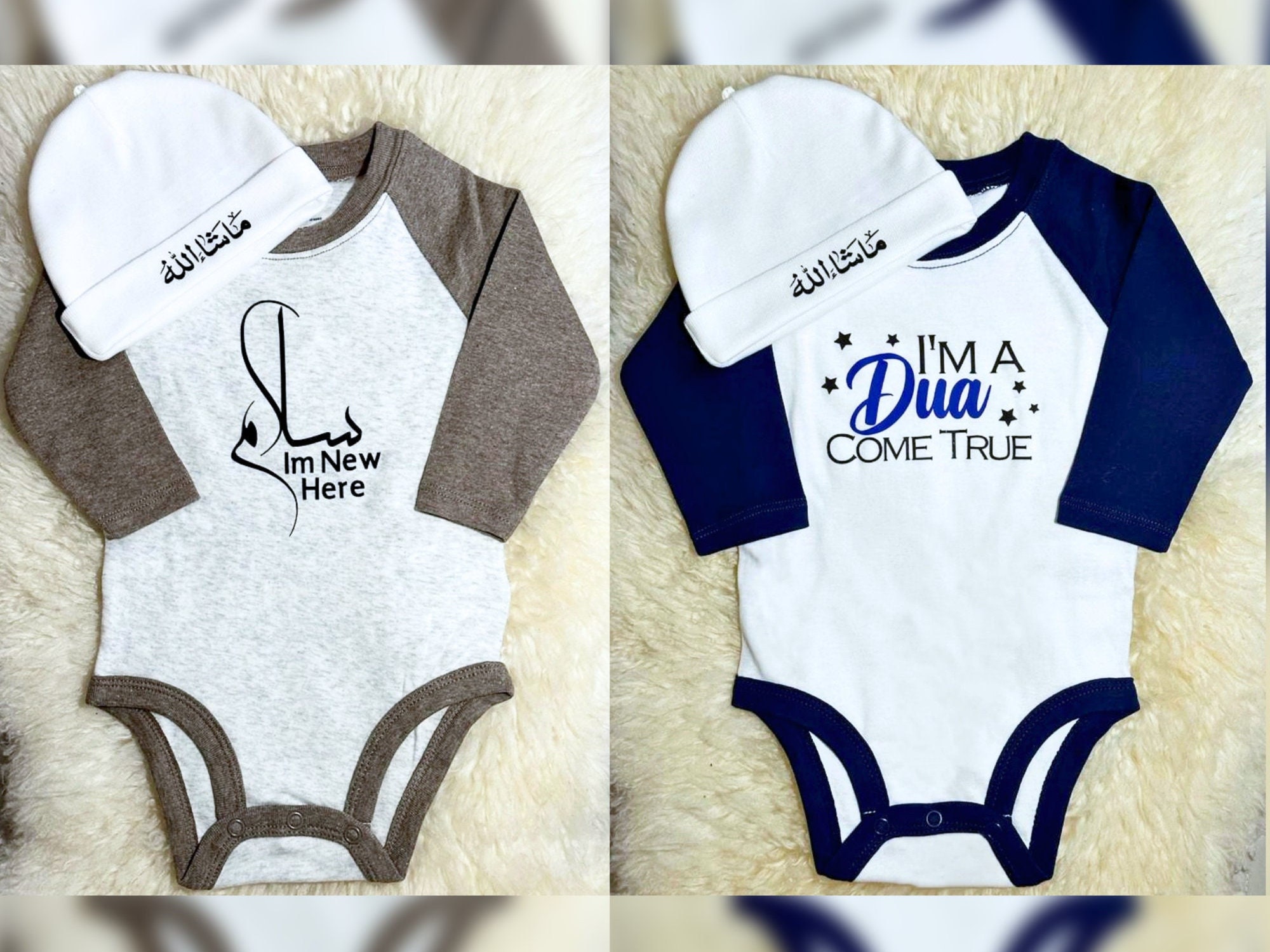 Custom Muslim Onesies Salam Im New Here Im a Dua Come True Mashaallah ...