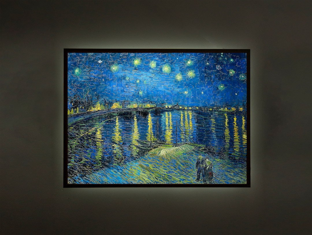 LED Light Box Frame. Fine Art Prints. Famous Art Posters. Illuminated ...