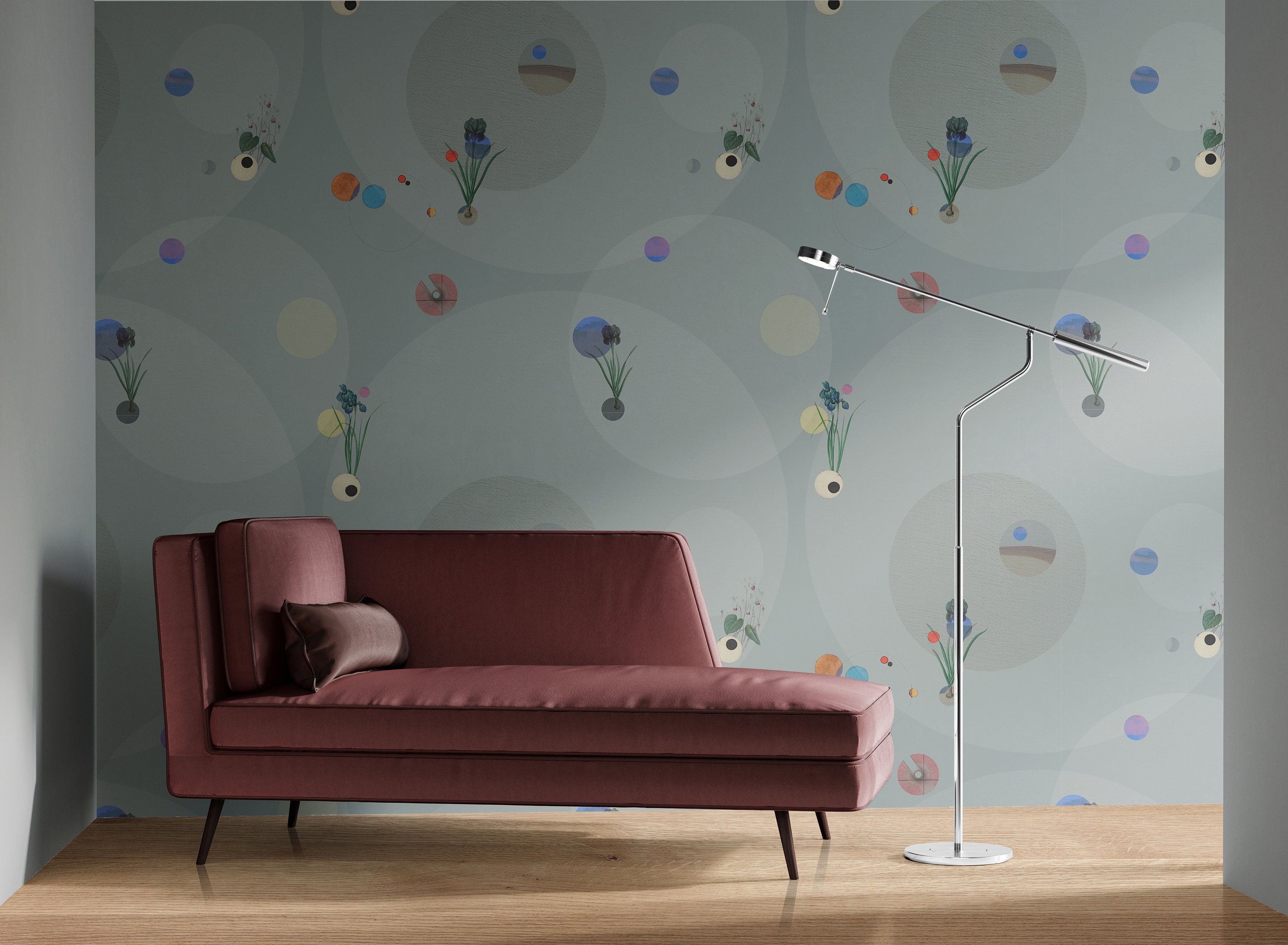 Abstract Art Wallpaper, Equilibrium, Wall Décor, Peel & Stick or ...