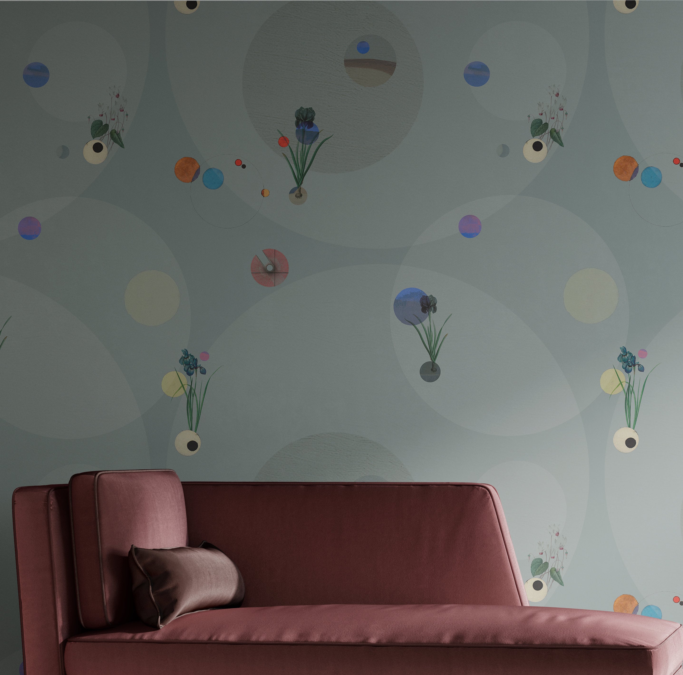 Abstract Art Wallpaper, Equilibrium, Wall Décor, Peel & Stick or ...