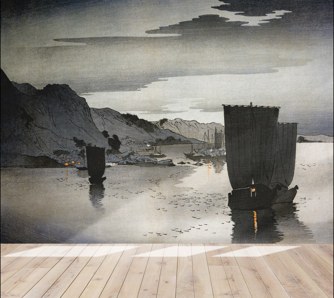 Japanese Art, Mural, Wallpaper, Wall Décor, Peel and Stick or ...