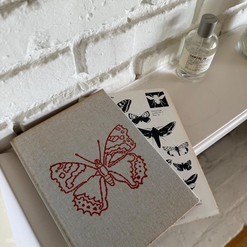 Vintage Moth Field Guide - Etsy
