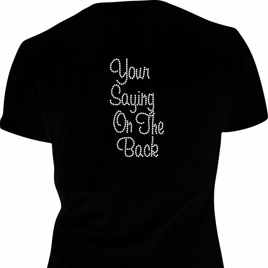 Add on Words Rhinestone Mega Bling - Etsy