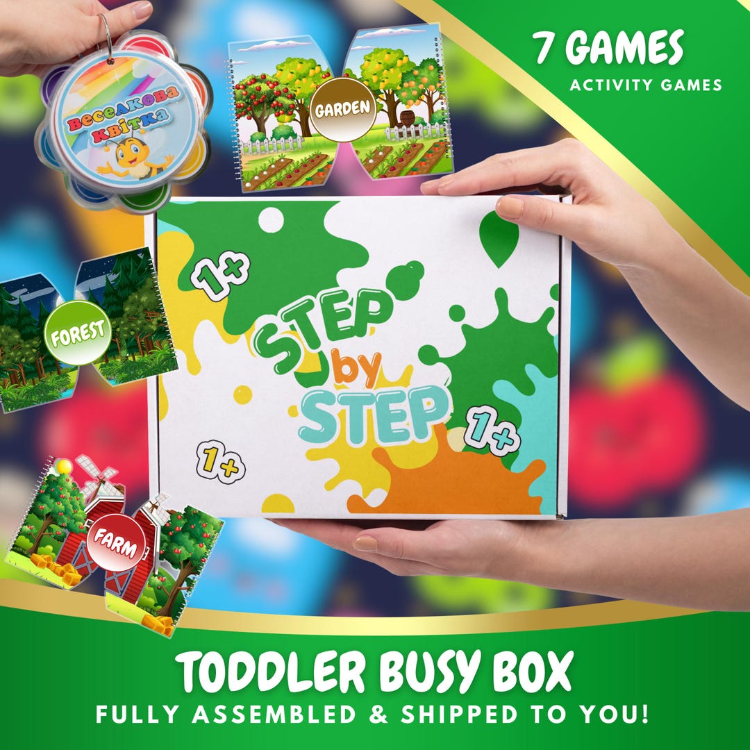 Toddler Busy Book: Animals & Colors Learning Binder - Etsy