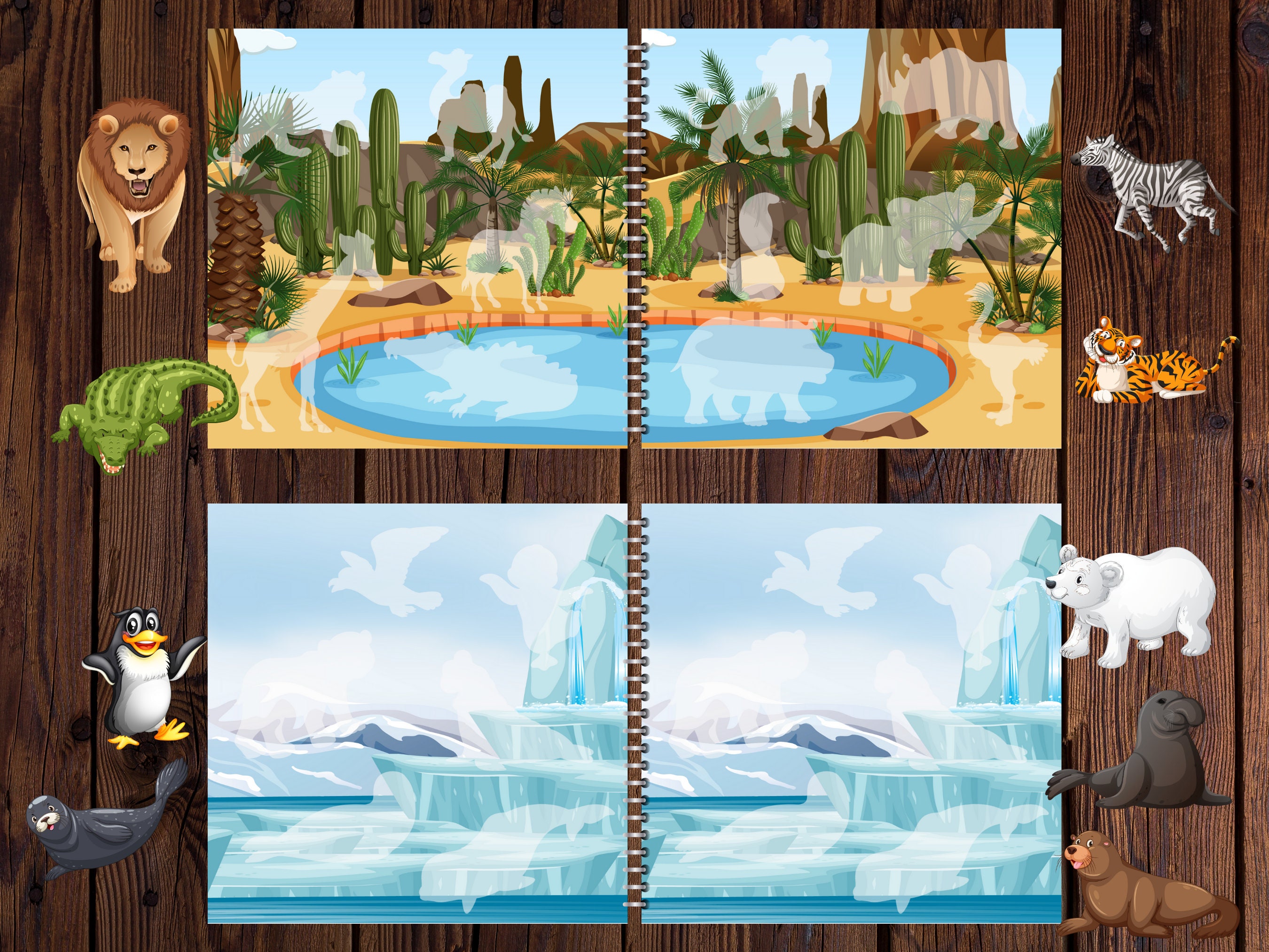 Busy Book Animals Busy Book Toddler Book Velcro Book First - Etsy