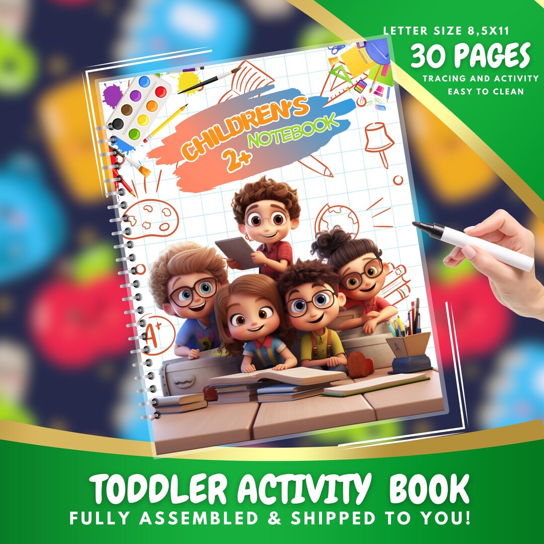 Preschool Personalized Learning Book, Dry-erase Reusable, Feelings ...