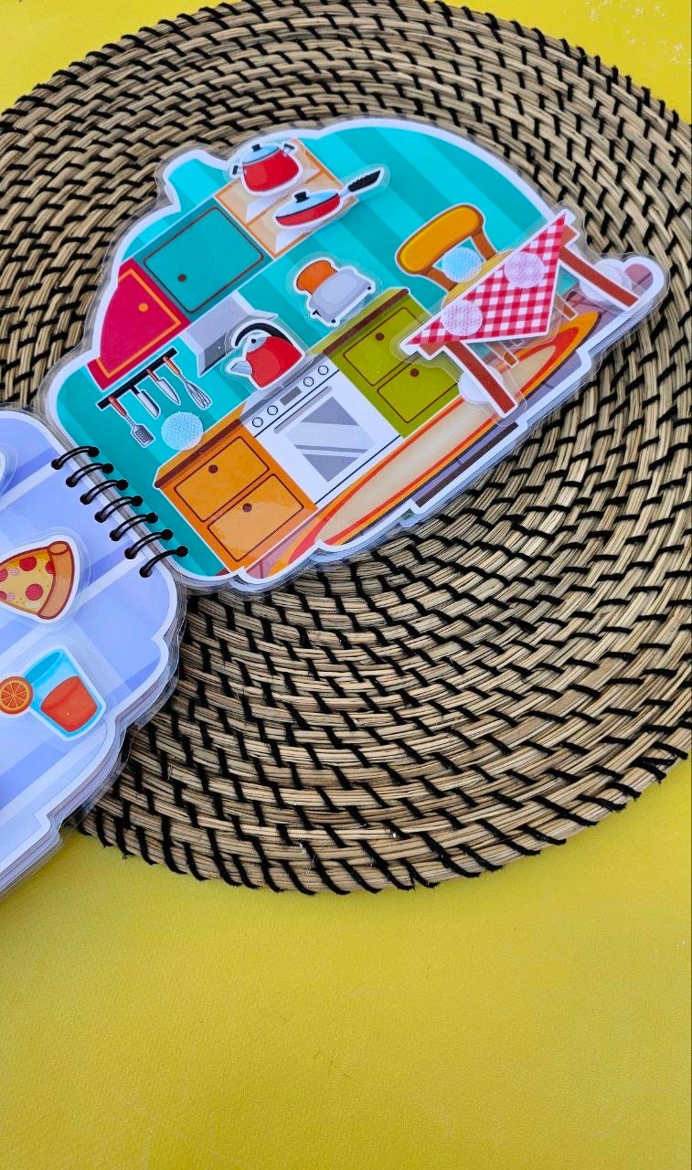 Cute Fox Busy Book, Velcro Book, Girls Birthday Party, Doll Clothes ...