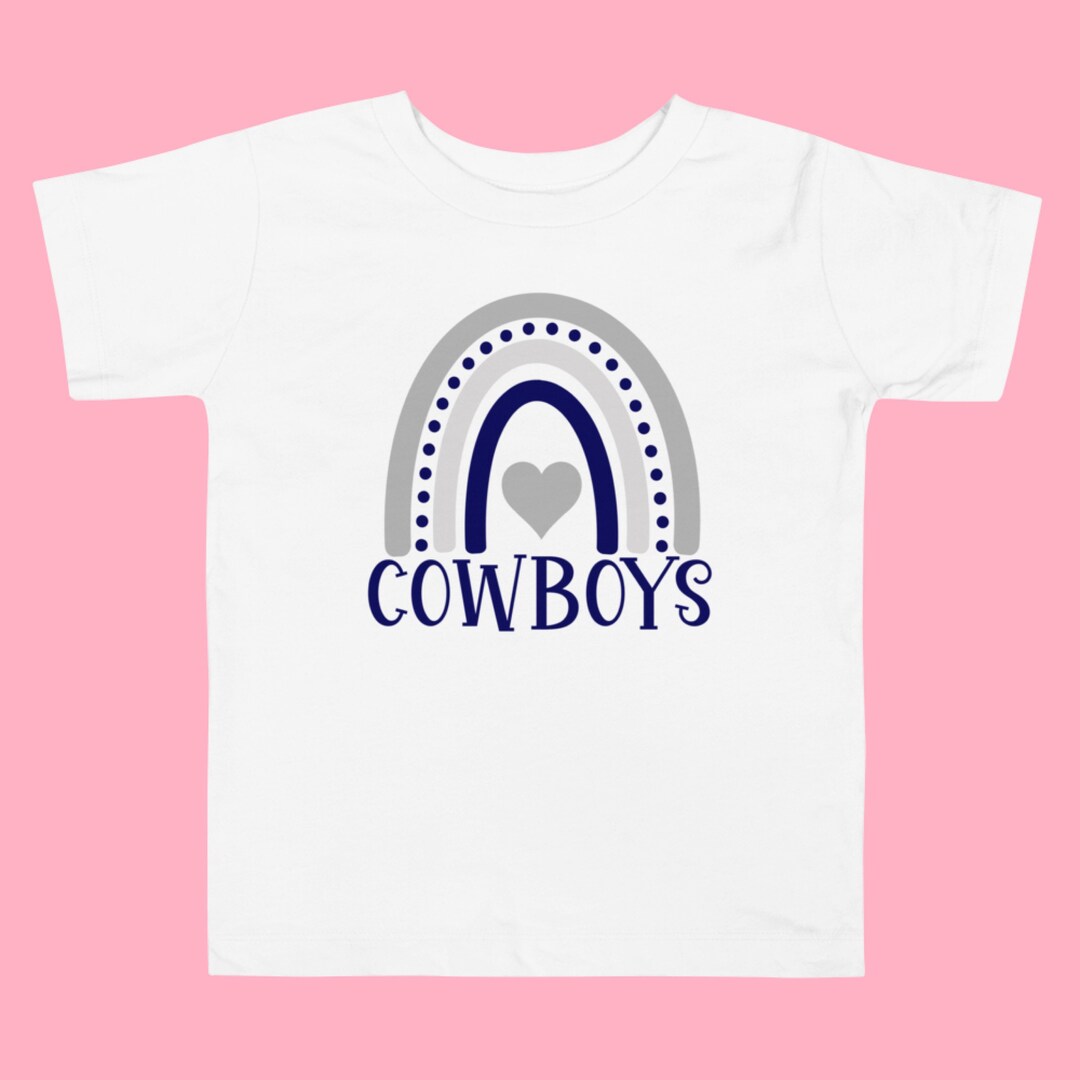 Boho Rainbow Dallas Texas Cowboys Football Team Girls T-shirts and ...