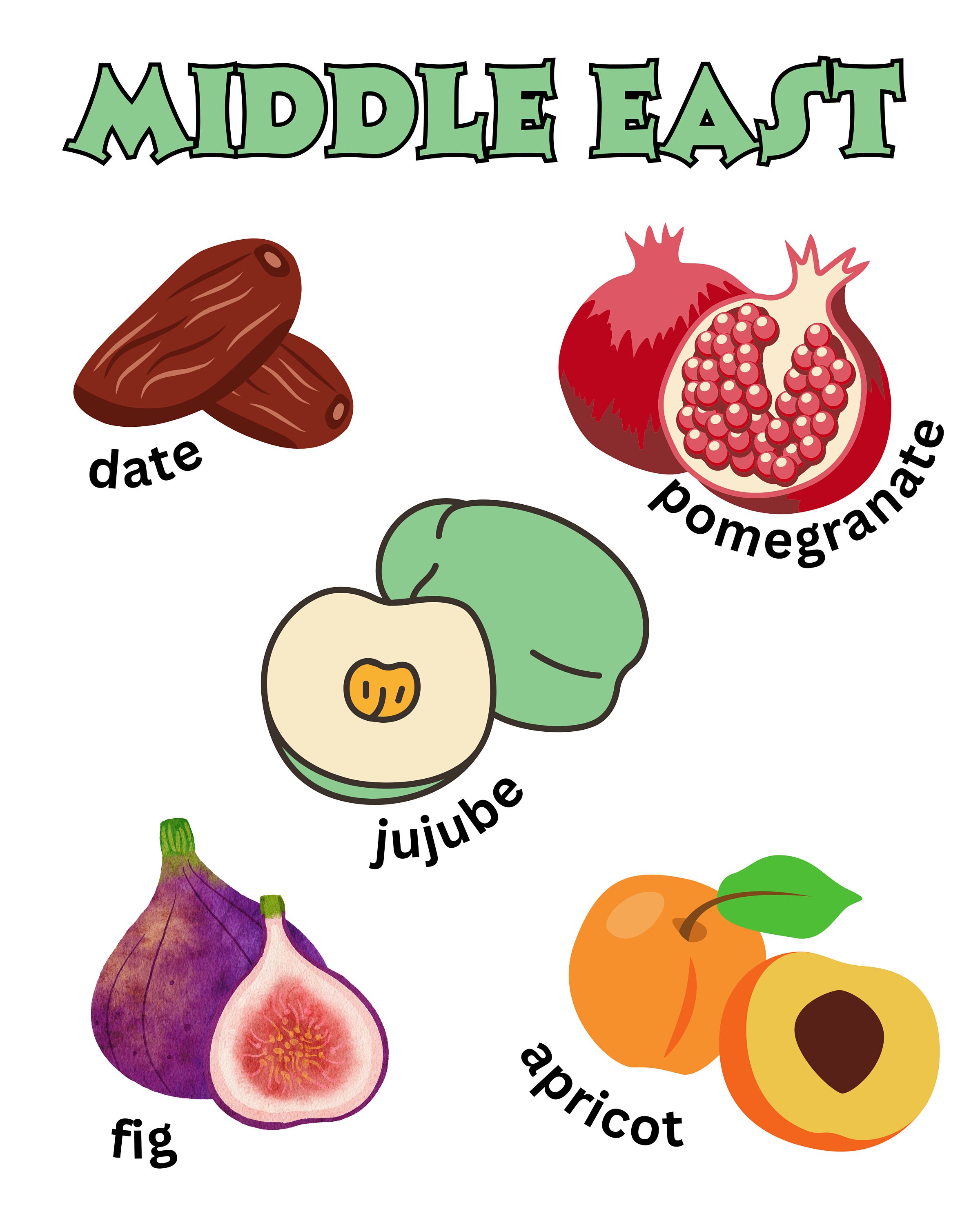 Coloring Book Fruits of the World Coloring Book for Kids - Etsy