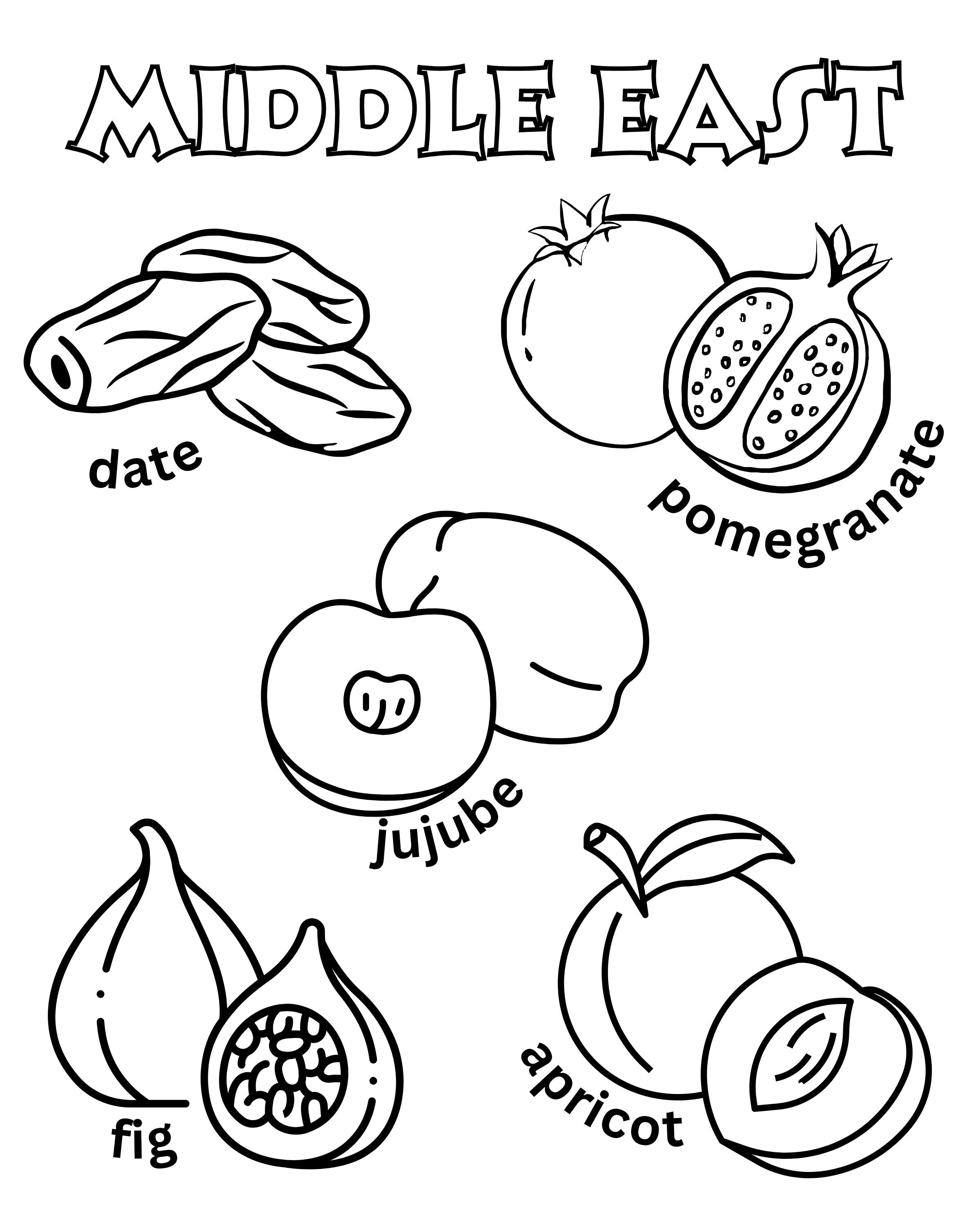 Coloring Book Fruits of the World Coloring Book for Kids - Etsy