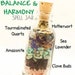 BALANCE & HARMONY Spell Jar of Crystals + Herbs + Salts // Full Moon New Moon Intention Bottle ...