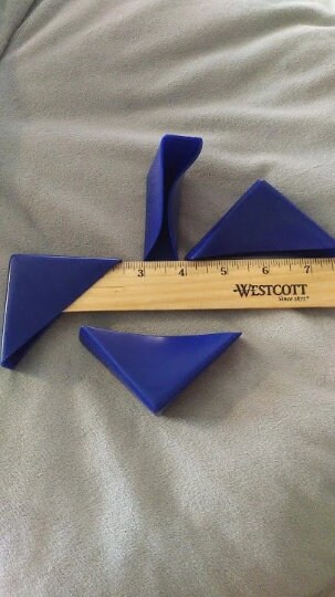 Corner Cap Vinyl Rubber End Caps Protects Glass Sheet Metal Artwork ...