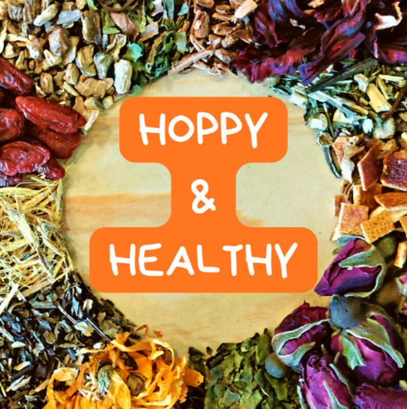 HOPPY & HEALTHY Herbal Forage Mix for Overall Health Natural Organic ...