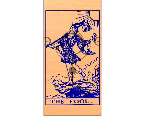 The Fool CNC File Cricut CRV SVG G-code Rider Waite - Etsy