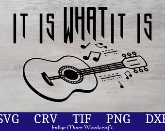 Tree Guitar Svg, Guitar Art Cut Files for Cricut, Guitar Dxf for Laser ...