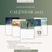 2025 Islamic Calendar, Hijri Calendar Digital Print, Illustrated Wall ...
