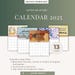 2025 Islamic Calendar, Hijri Calendar Digital Print, Illustrated Wall ...