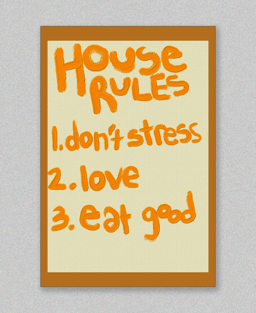 House Rules Digital Poster Download - Etsy