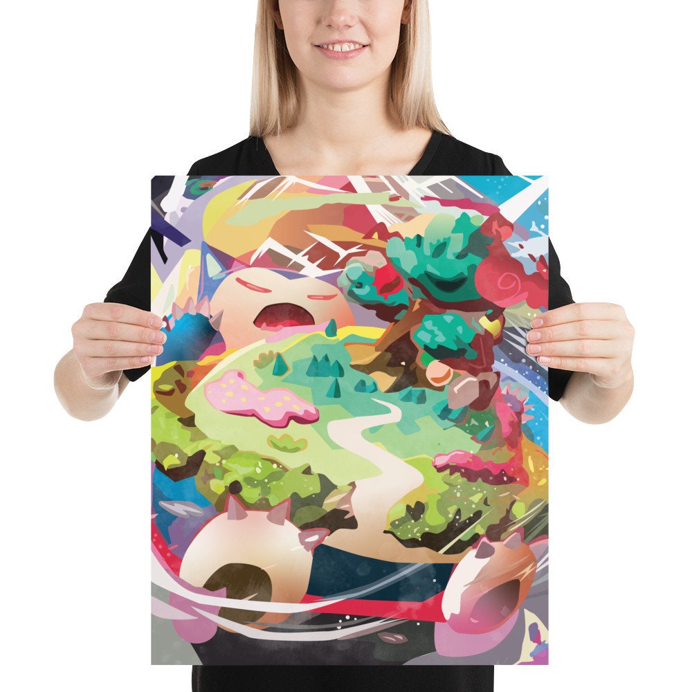 Captivating Gigantamax Snorlax Pokémon Poster - A Must-have for Fans ...
